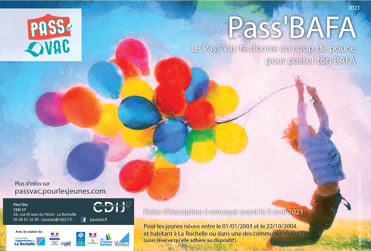 Opération PASS’BAFA 2021 – Commune de Sainte-Soulle